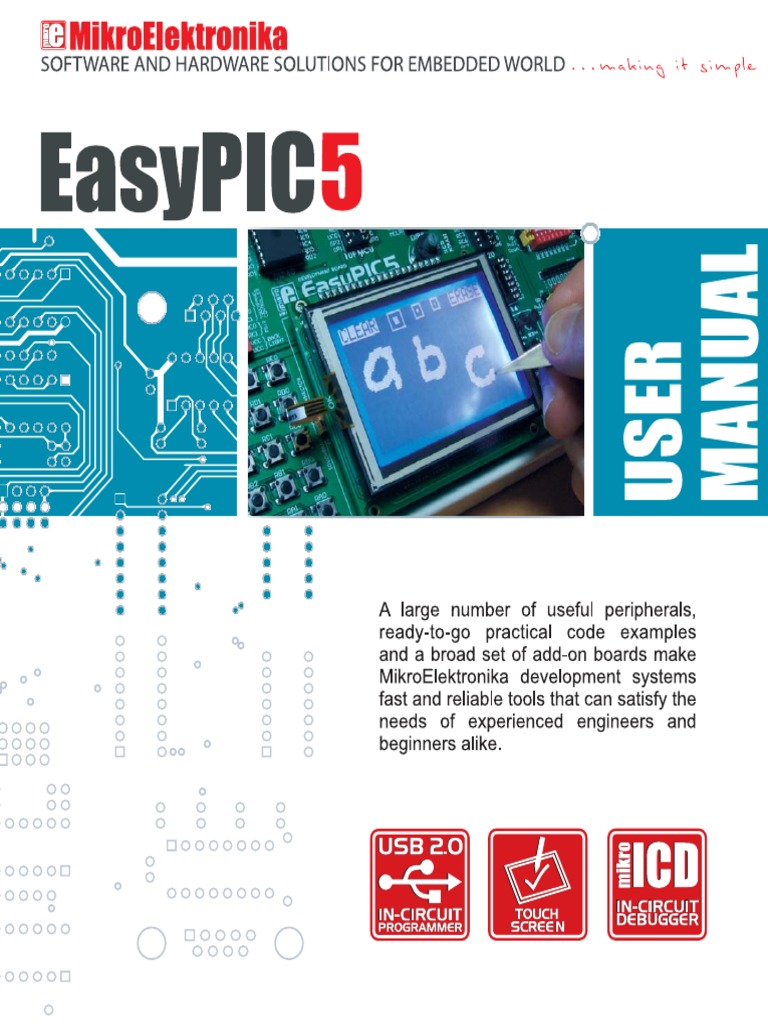 Easypic5 Manual v100 | PDF | Power Supply | Analog To Digital Converter