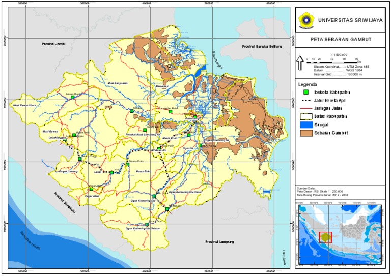 Peta Gambut Sumsel | PDF