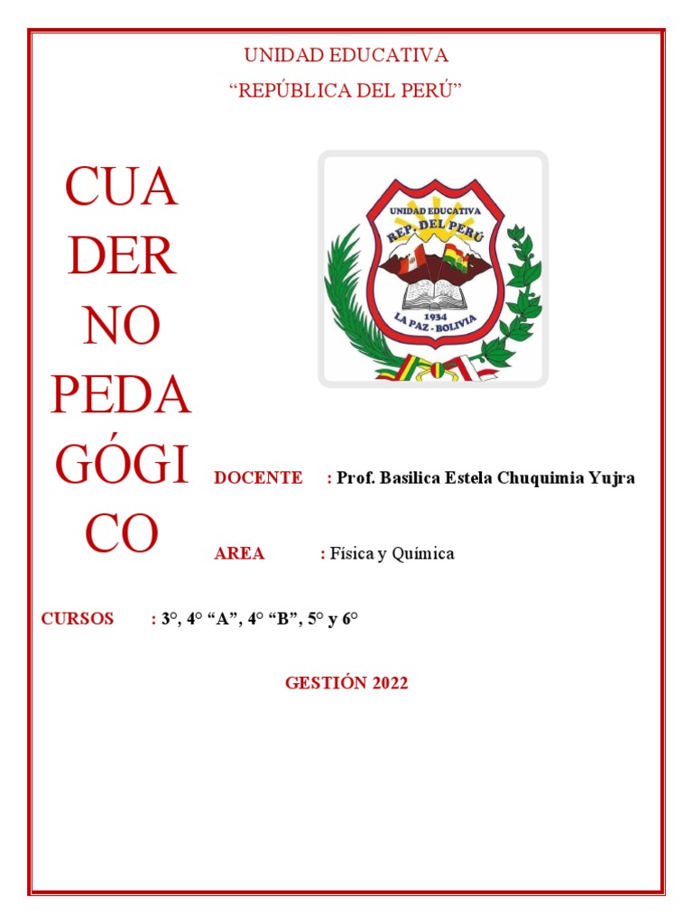 Caratulas e Indice para Cuaderno Pedagógico | PDF