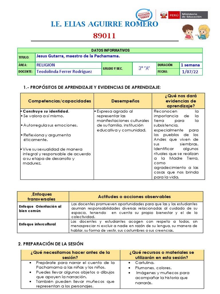 Sesion Dialogamos Sobre La Pachamama | PDF