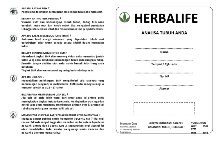 Pentingnya Rating Fisik dan BMR | PDF