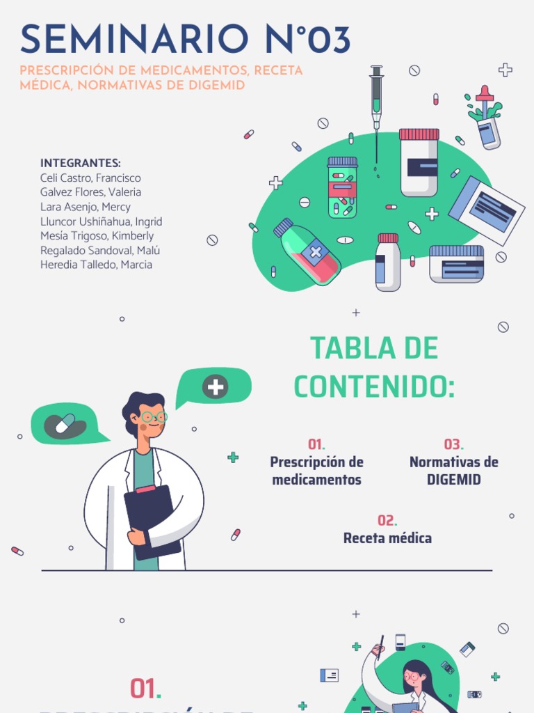 Fármaco Seminario #03. | PDF | Prescripción médica | Farmacia
