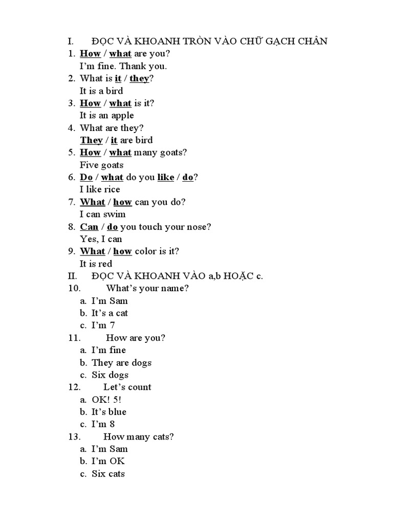 S1 Final Reading Test | PDF