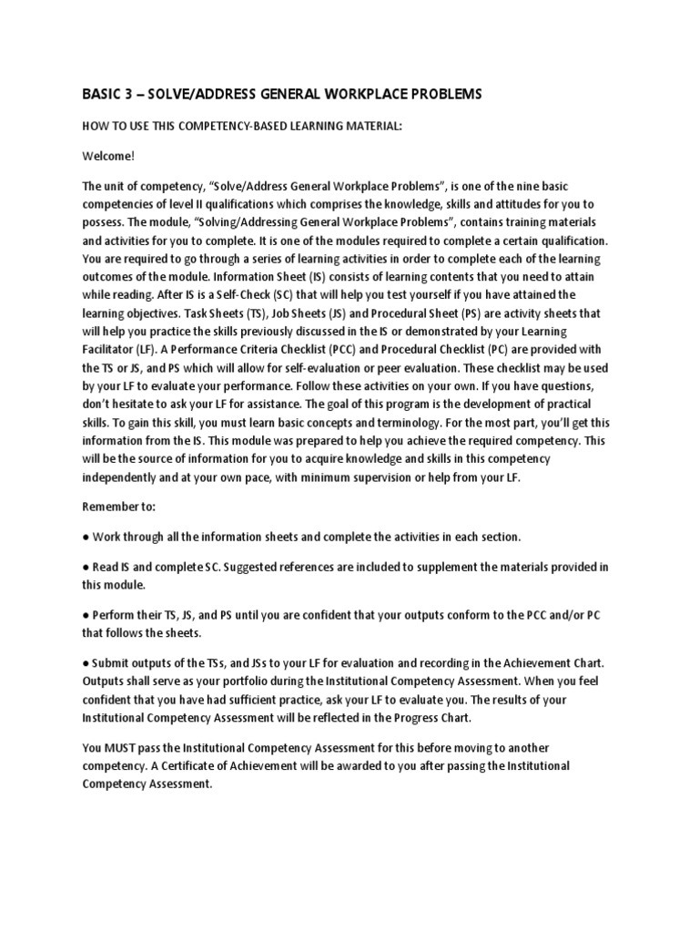 Basic3-Solveaddress Routine Problems | PDF | Thought | Critical Thinking