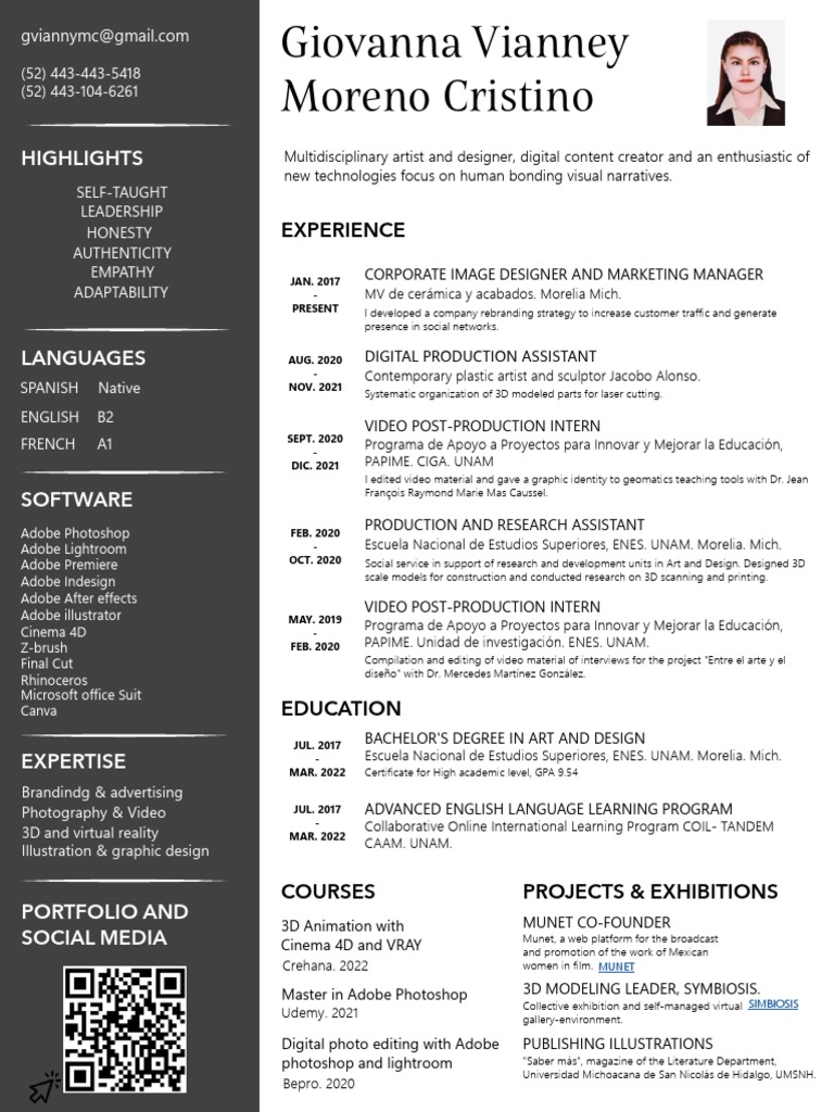 Giovanna Vianney Moreno Cristino (English) | PDF | Application Software ...