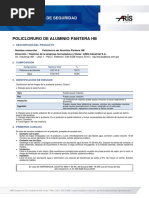 Hoja - de - Seguridad Pac (Policloruro de Aluminio) | PDF | Aluminio | Potasio