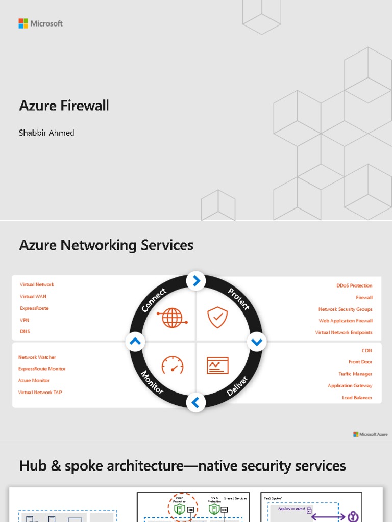 Azure Firewall | PDF | Technology & Engineering