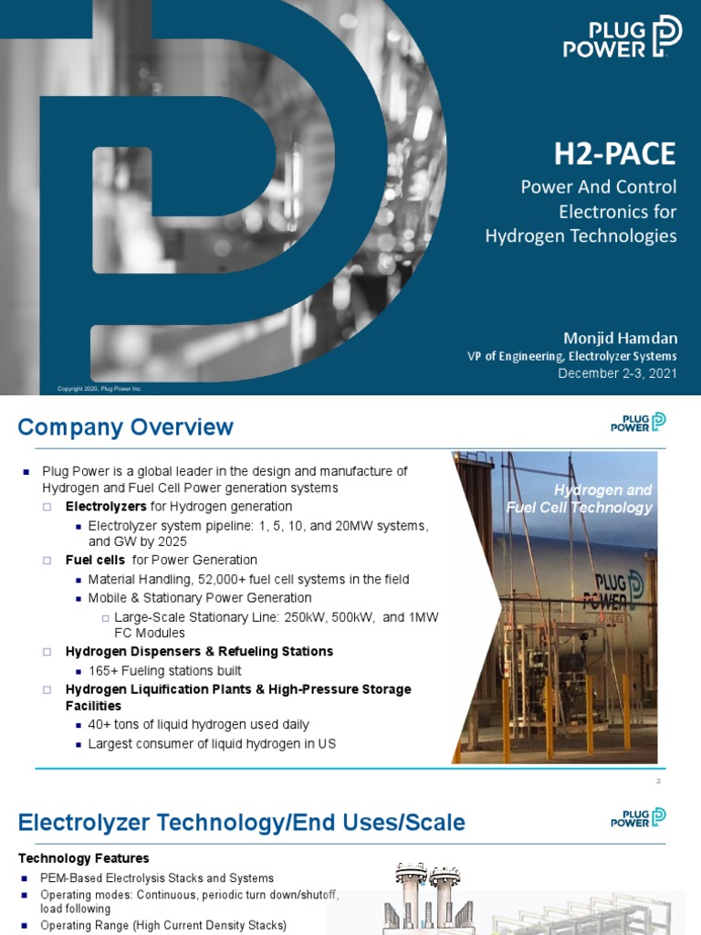 H2 PACE Plugpower 1 | PDF | Fuel Cell | Electrical Components