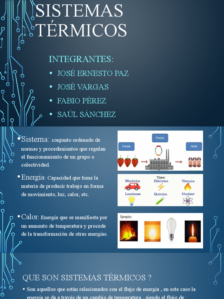 Sistemas Termicos | PDF | Calor | Conduccion termica