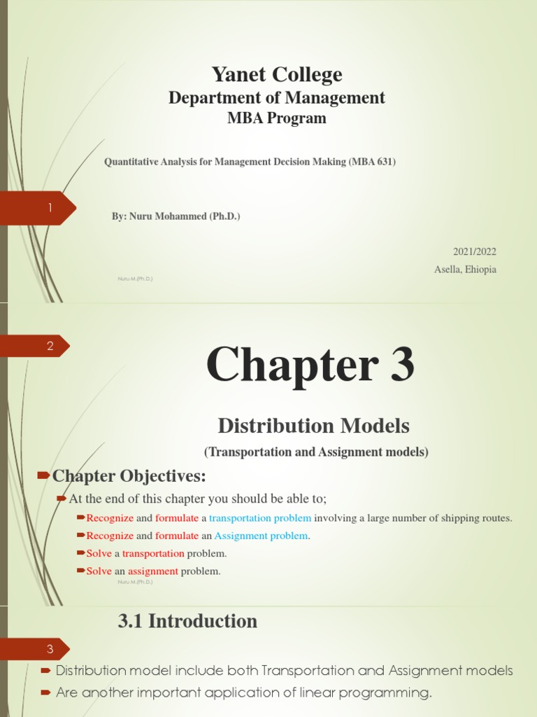 OR CH 3 | PDF | Mathematical Optimization | Matrix (Mathematics)