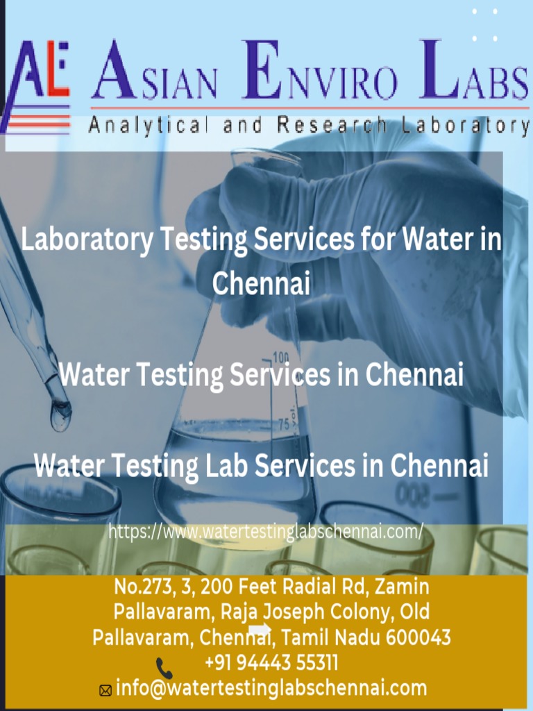 Anviro Water Testing Lab | PDF