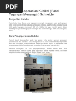 Pengenalan Kubikel 20 kV dan Komponennya | PDF