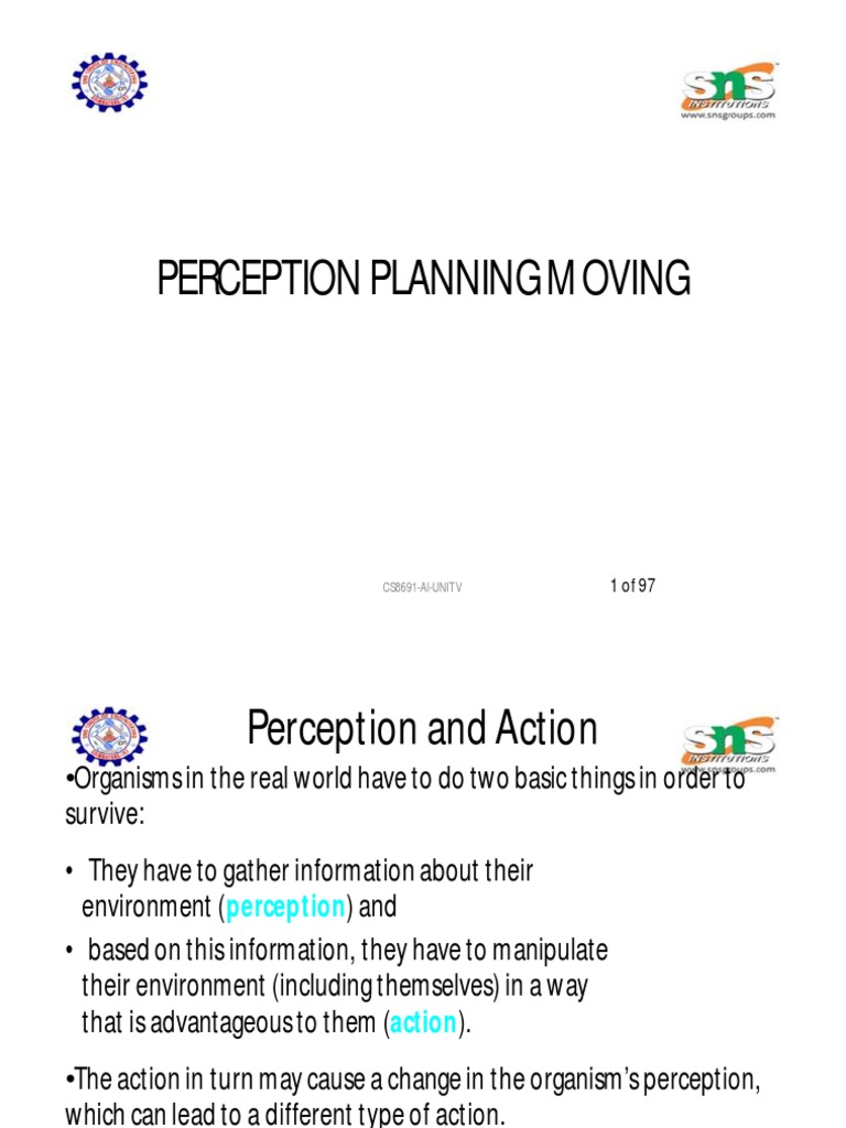 Percept Planning and Editiong | PDF | Perception | Artificial Intelligence