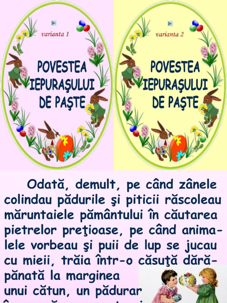 Povestea Iepurasului | PDF