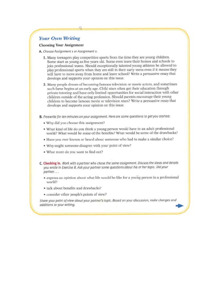 Persuasive Essay Pre-Writing | PDF