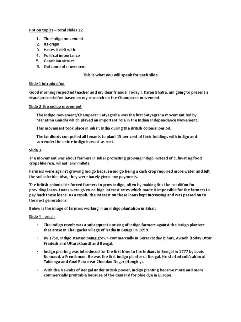 CHAMPARAN | PDF | Social Science | Technology & Engineering