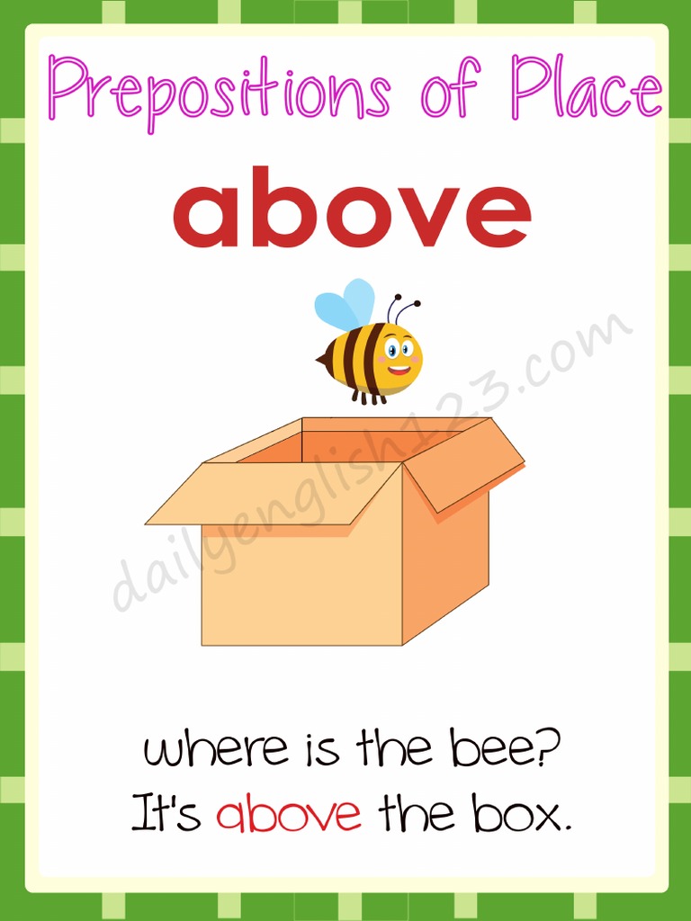 Preposition of Place 11pages | PDF