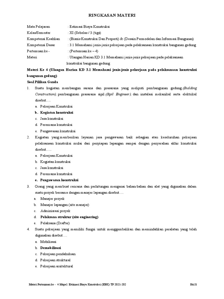Materi Ke 4 Format Ringkasan Materi Mapel EBK | PDF | Seni