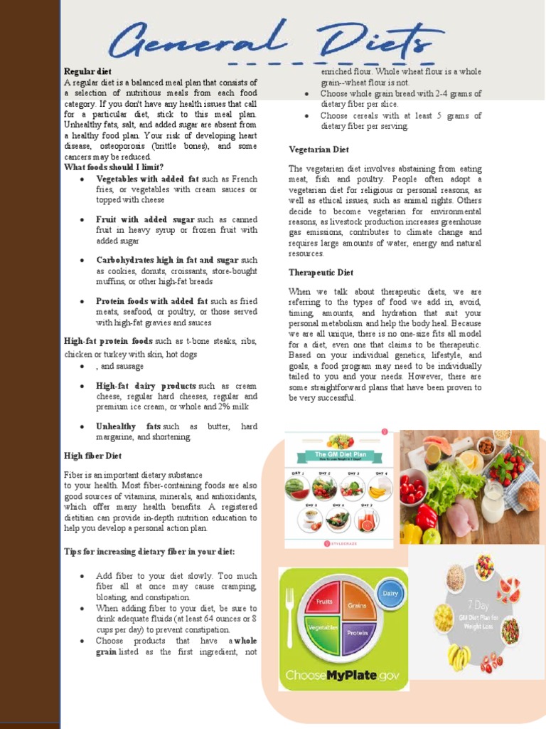 Regular Diet | PDF | Dieting | Foods