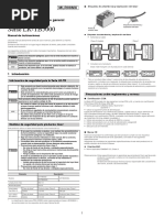 LR-W500 (C) : Manual de Instrucciones | PDF | Calibración | Resistencia Eléctrica y Conductancia