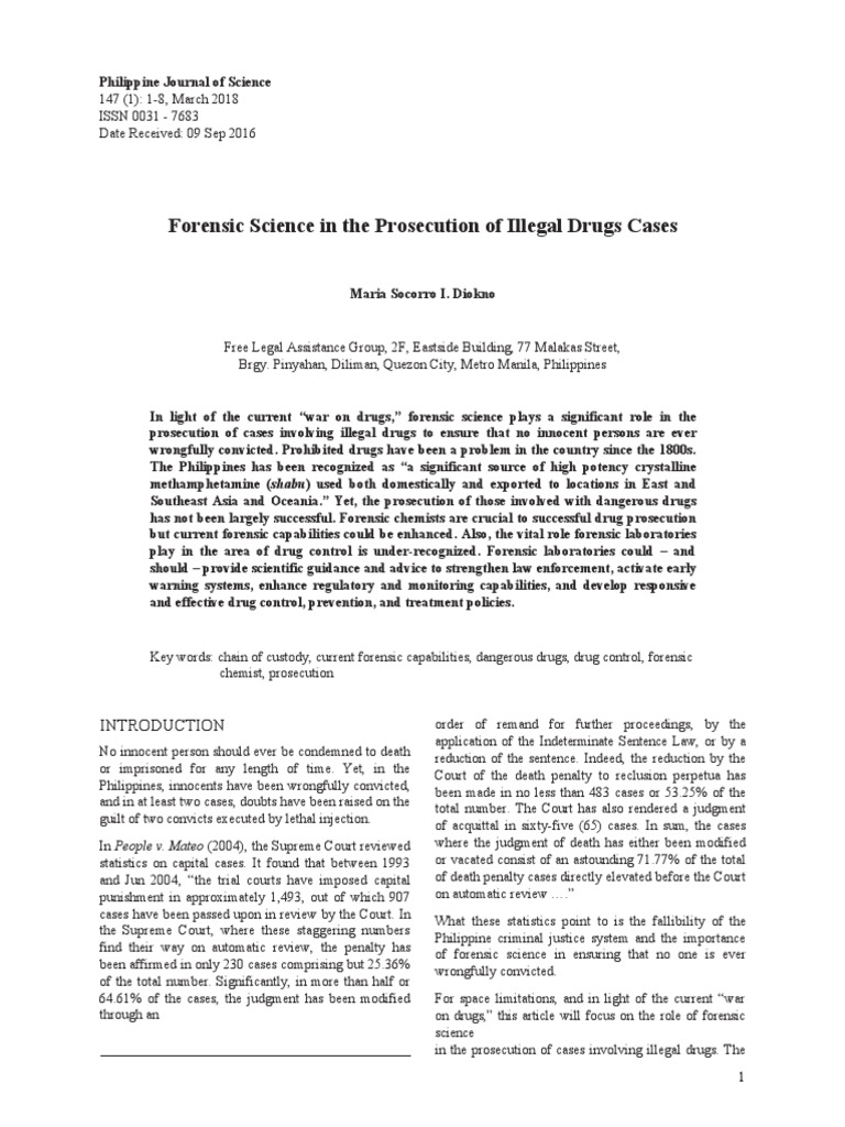 Forensic Science | PDF | Forensic Science | Sampling (Statistics)