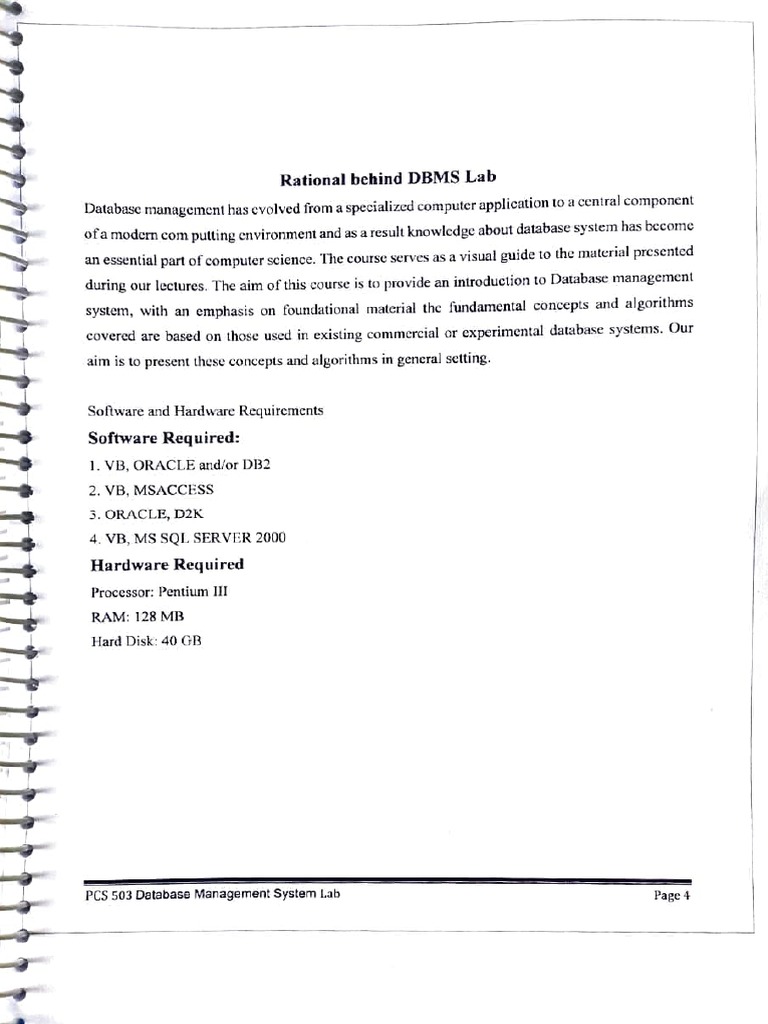Dbms Assignment 1 | PDF | Databases | Sql