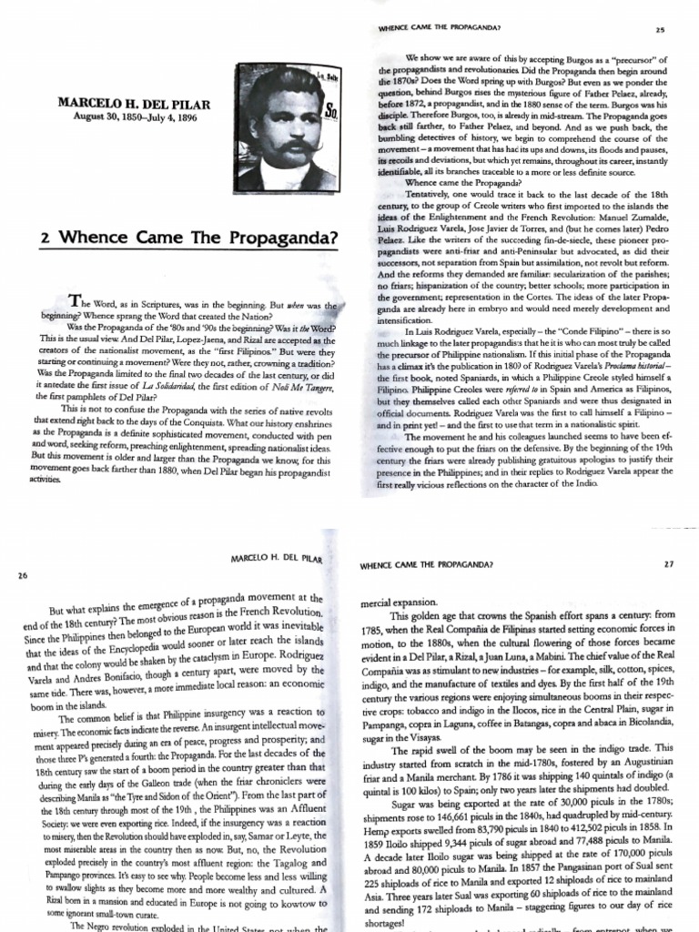 Whence Came The Propaganda | PDF | Philippines | Propaganda