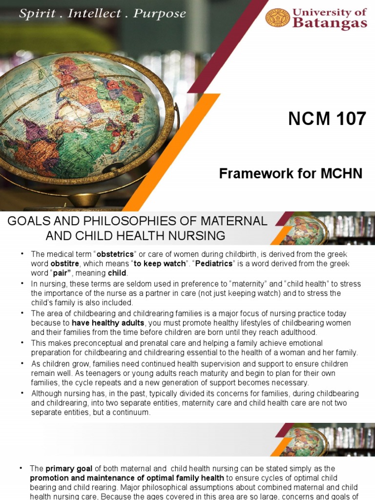 Framework For MCHN | PDF | Sustainability | Nursing