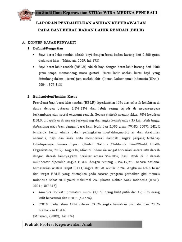 BBLR | PDF | Pengembangan Diri | Kesehatan Holistik