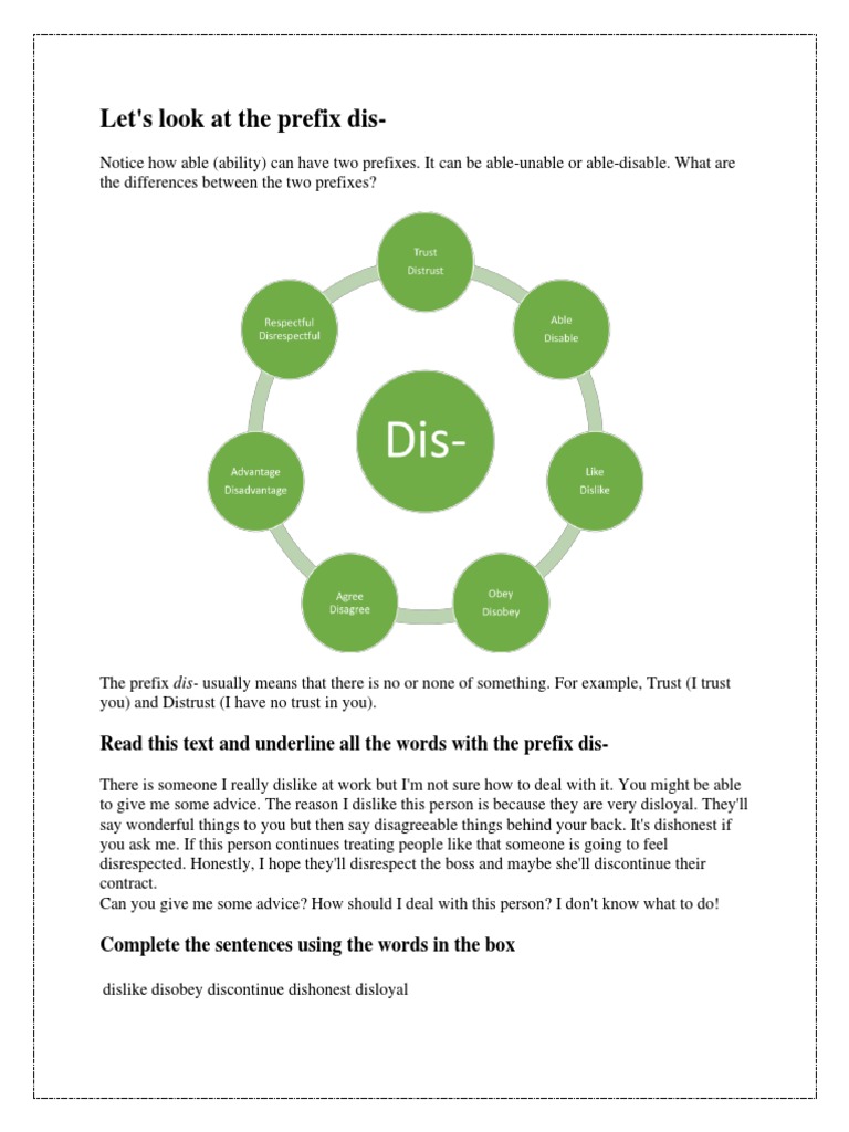 3rd Prefix Dis | PDF | Self-Improvement