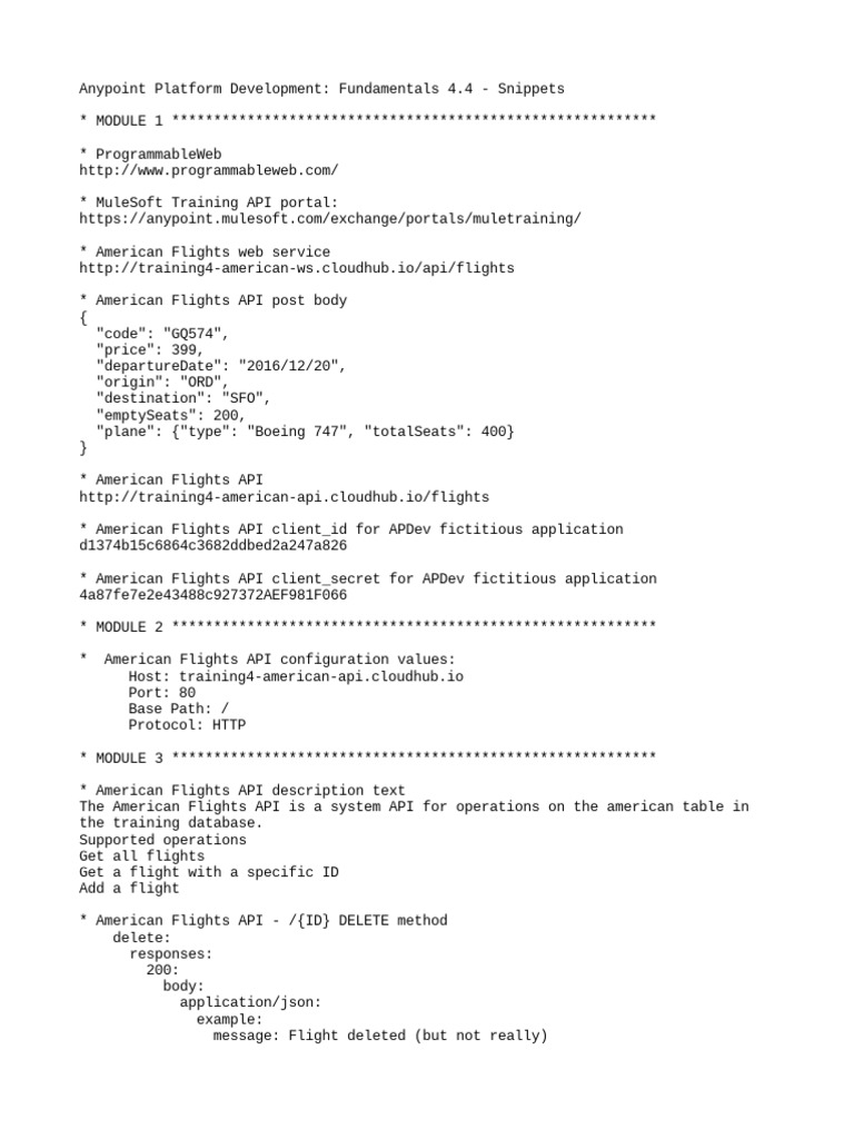 APDevFundamentals4.4 Snippets SP | PDF | Computers