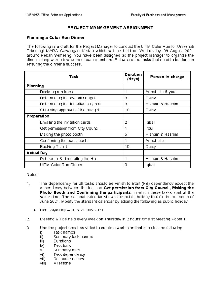 Individual PM Assignment | PDF | Computing