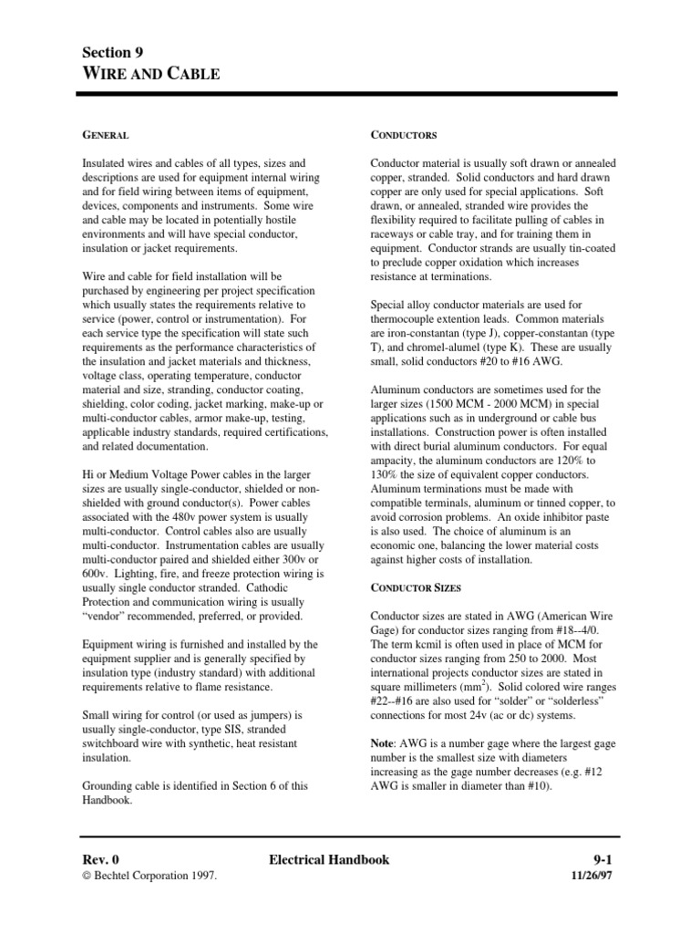 Sec09 - Wire and Cable | PDF | Optical Fiber | Insulator (Electricity)