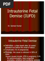 Intrauterine Fetal Demise (IUFD) | PDF