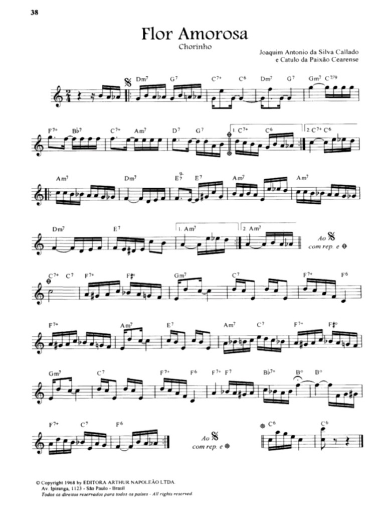 Flor Amorosa - Choro | PDF
