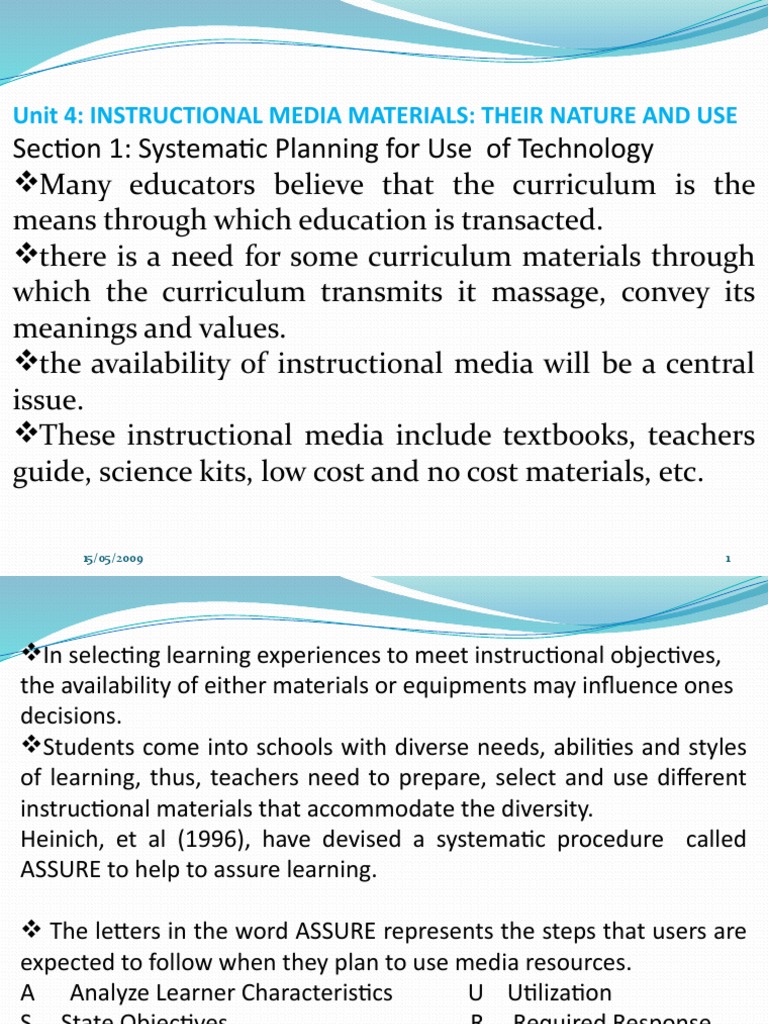 Understanding Instructional Media in Education | PDF | Hierarchy | Map
