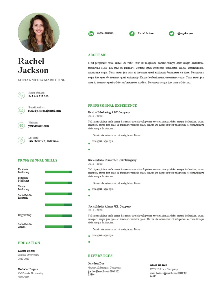 04 Professional CV Resume | PDF | Mass Media | World Wide Web