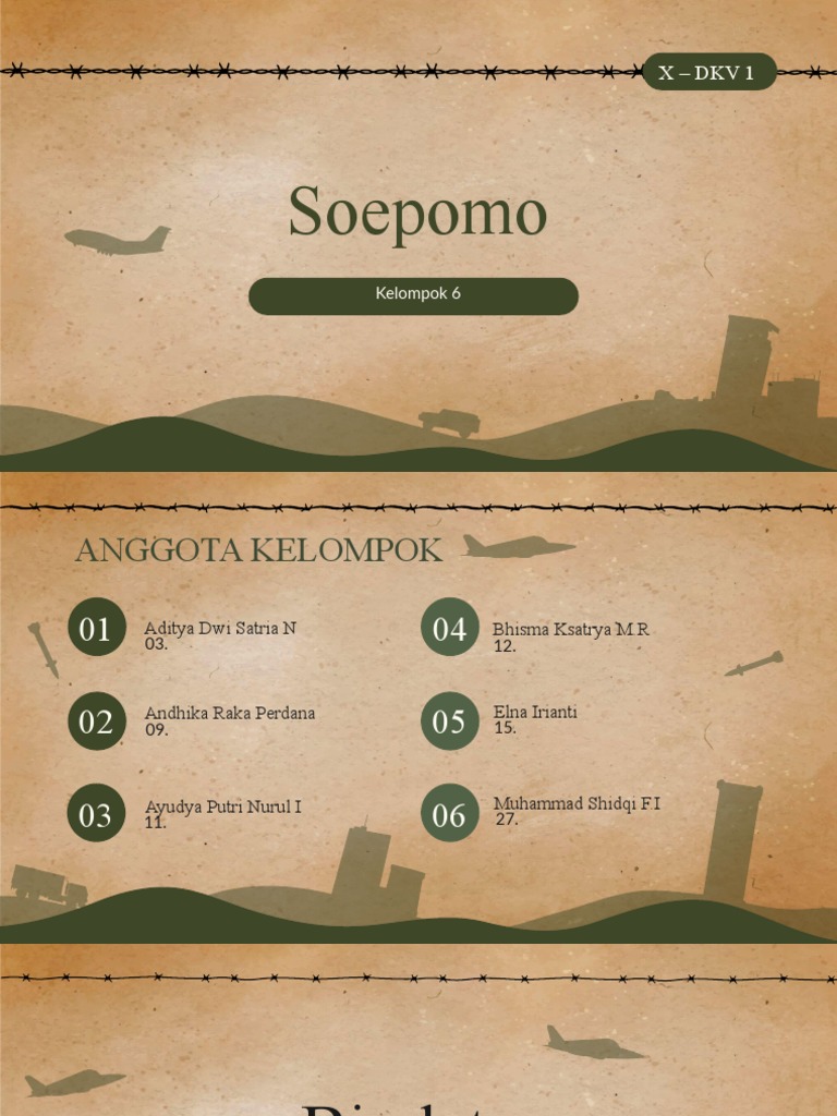 Biografi Prof. Dr. Soepomo Singkat | PDF | Agama & Spiritualitas