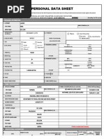 CS Form No. 212 Revised Personal Data Sheet 2023-2024 | PDF | Teachers