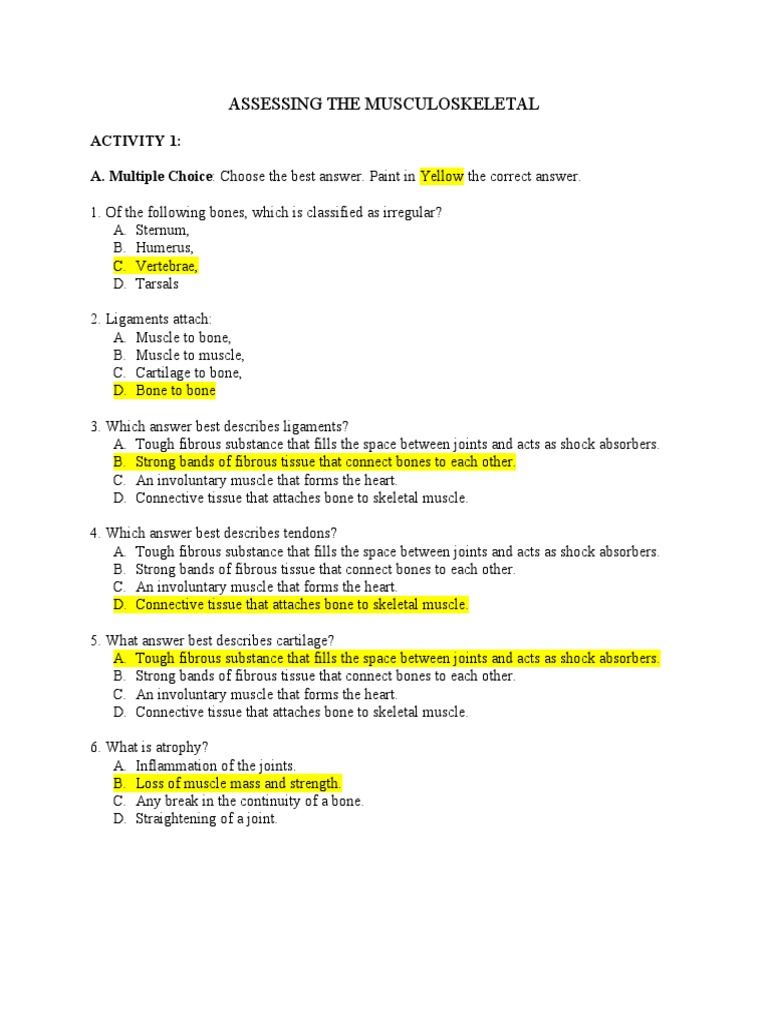 1 DMUSCULOSKELETALcarrancho | PDF | Anatomical Terms Of Motion | Back Pain