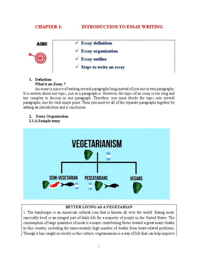 Chapter 1 | PDF | Meat | Essays