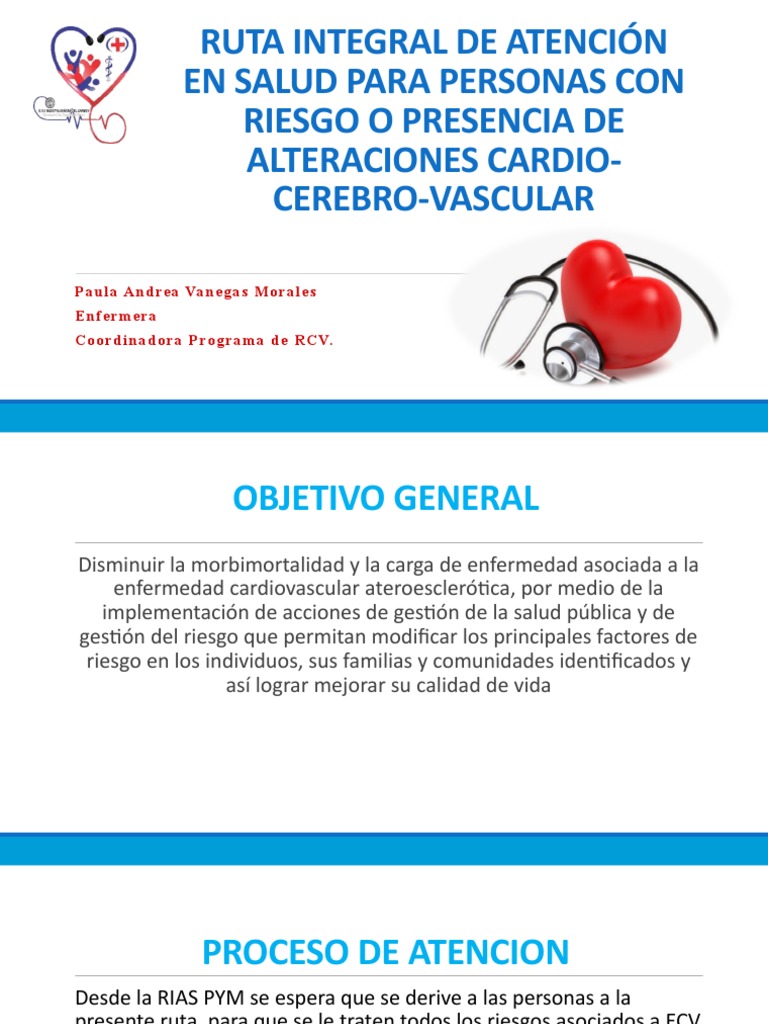 RUTA INTEGRAL DE ATENCIÓN RCV | PDF | Hipertensión | Diagnostico medico