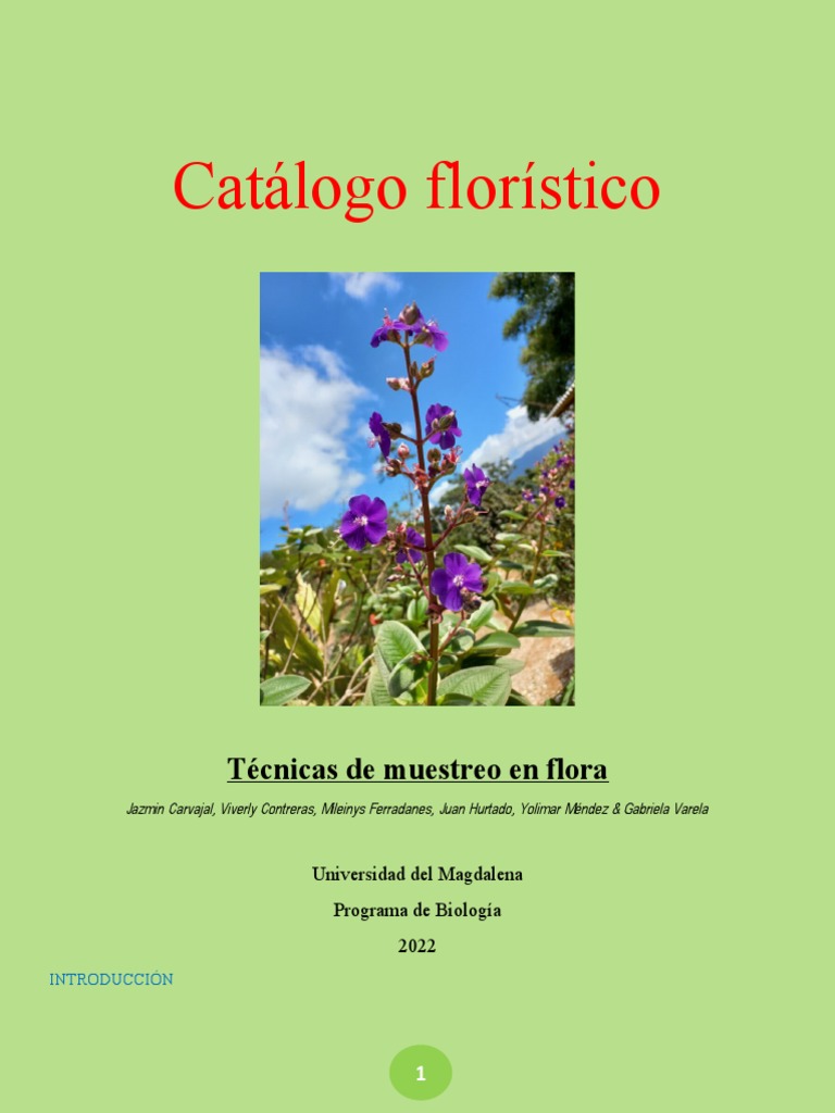 Catalogo Tagua | PDF | Plantas | Ramas de la botánica