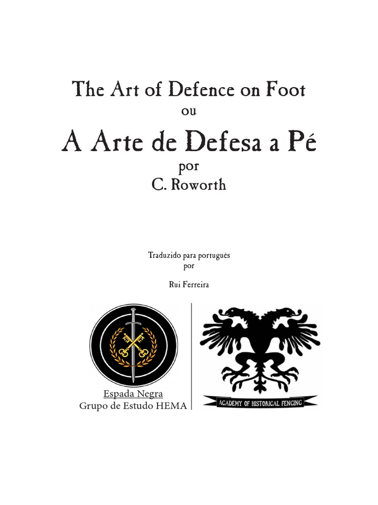 Roworth - The Art of Defence On Foot With The Broad Sword and Sabre ...