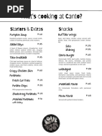 Ruscello Menu | PDF | Salad | European Cuisine