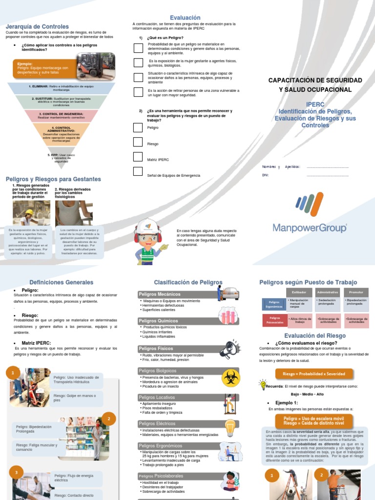 TRIPTICO IPERC Capacitacion.62b23576553ab5.73342328 | PDF | Factores humanos y ergonomía ...