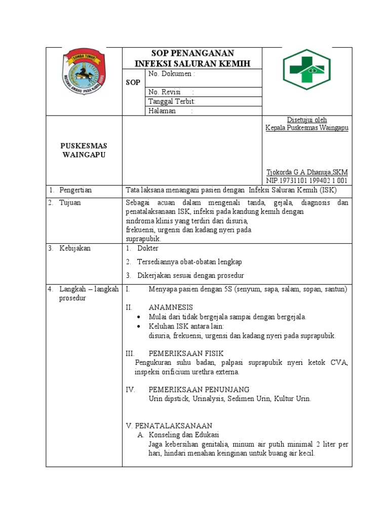 SOP ISK WGP | PDF | Pengembangan Diri