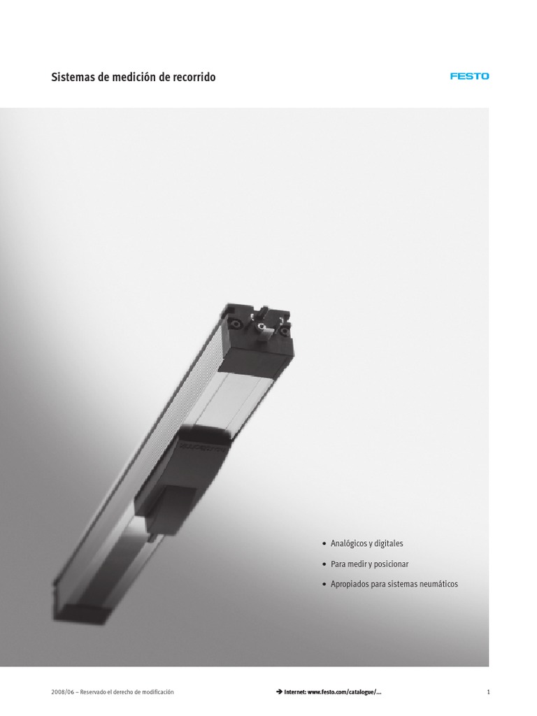 Festo Sensores Posicion | PDF | Resistor | Medición
