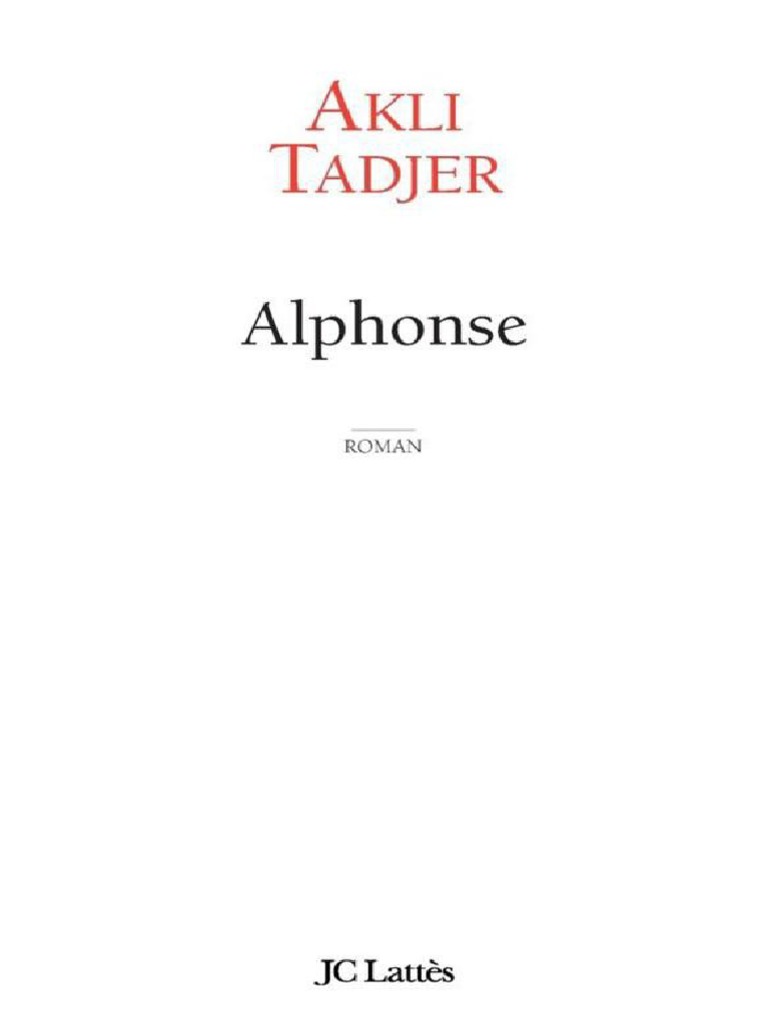 Akli Tadjer by Alphonse | PDF | Mystère, thriller et fiction policière | Poésie