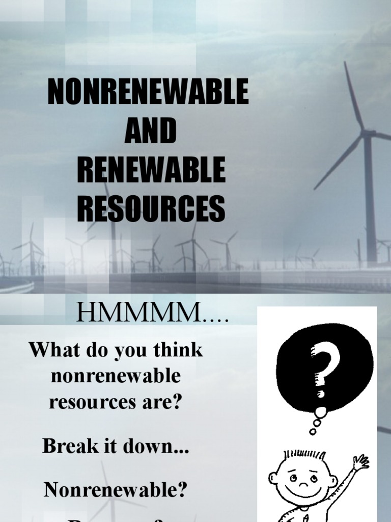 0708 Renewable Nonrenewable | PDF